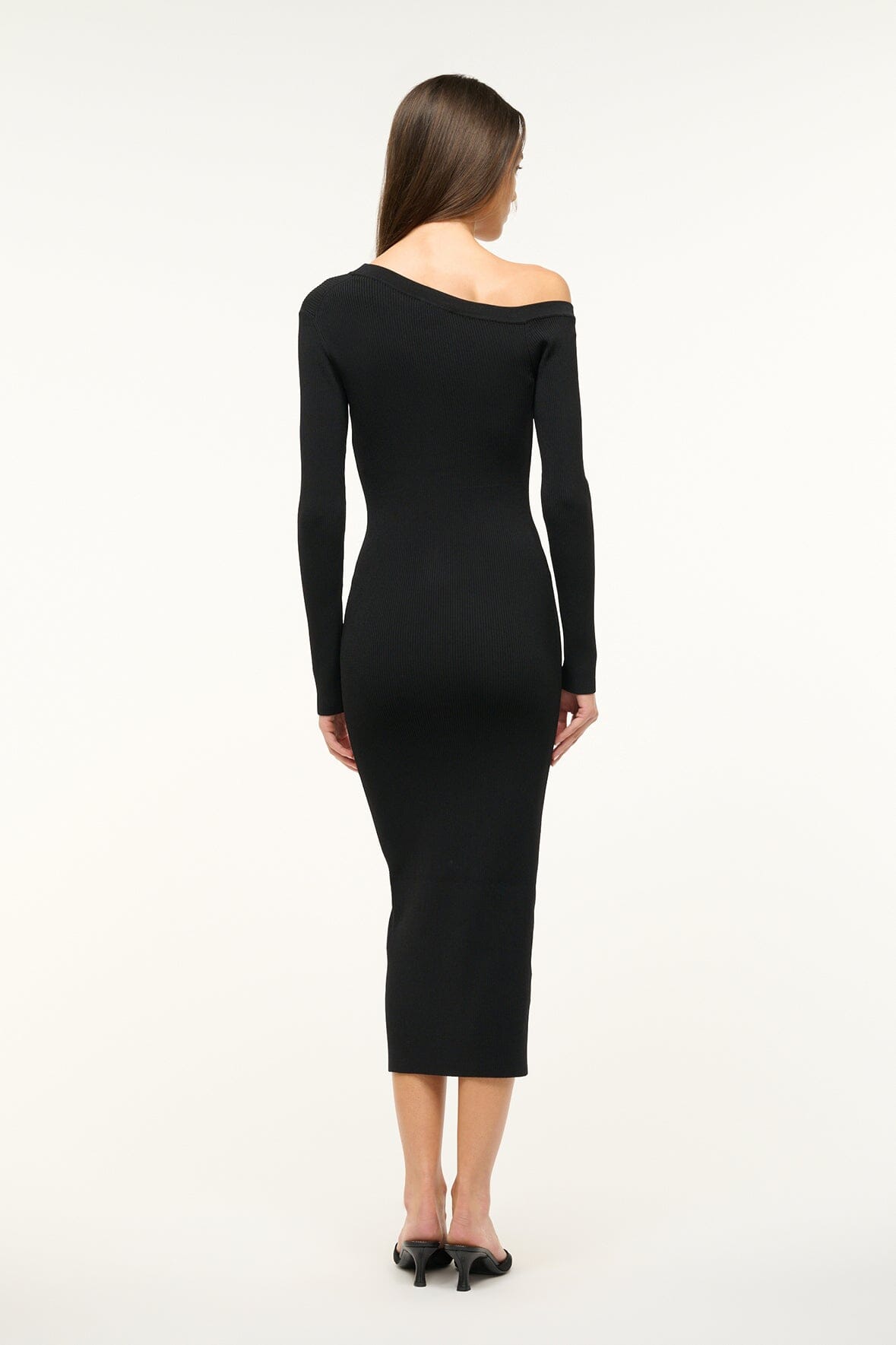 CRAFTSMAN SWEATER DRESS BLACK – BRUNI